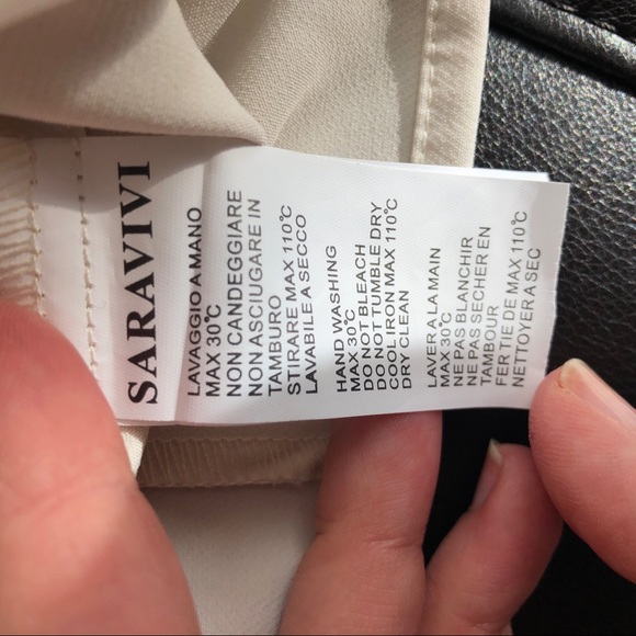 saravivi | Tops | Rare Saravivi Peasant Blouse Ruffle Made In Italy | Poshmark